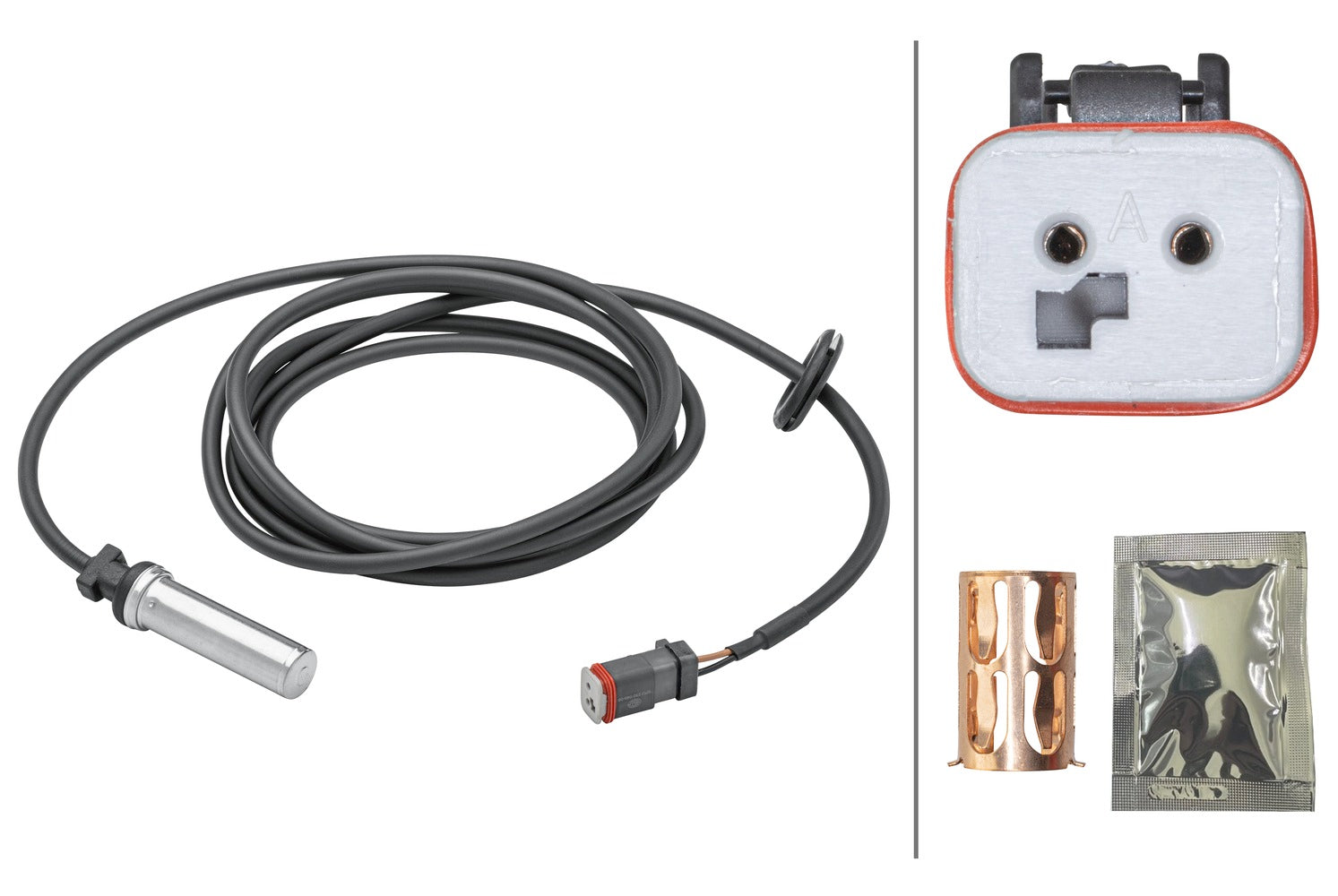 HELLA 6PU 230 048-071 Sensor, wheel speed - 2-pin connector | Arnold ...