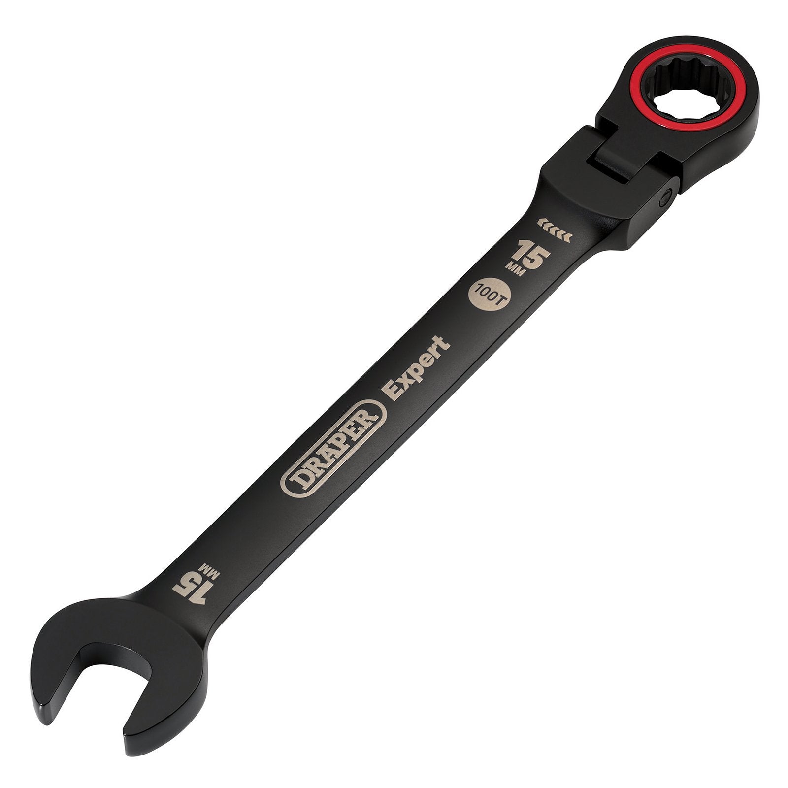 Draper Expert 15mm Flex Head Ratchet Spanner - 03922| Arnold Clark ...