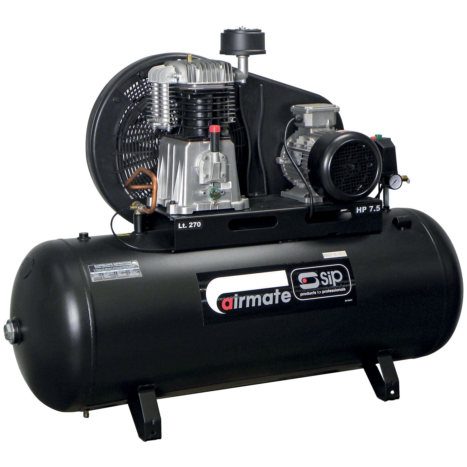 SIP TN7.5/270 270ltr Belt Drive Compressor | Arnold Clark Autoparts