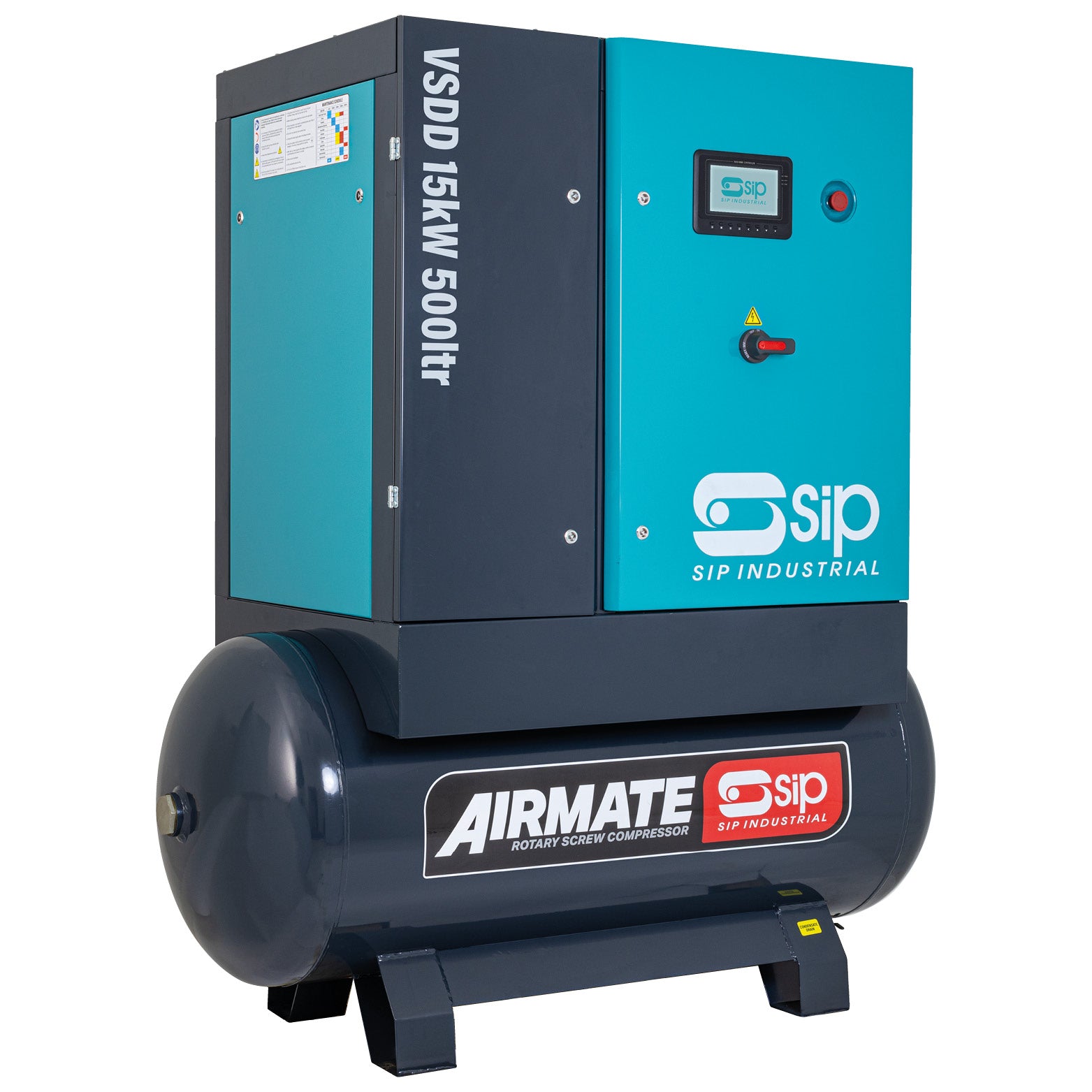 SIP VSDD 15kW 8bar 500ltr 400v Rotary Screw Compressor | Arnold Clark ...
