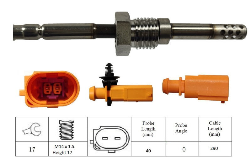 Lucas Exhaust Gas Temperature Sensor - LGS7078 | Arnold Clark Autoparts