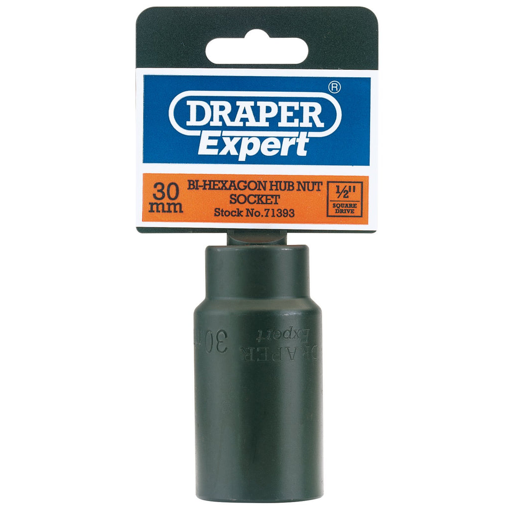 Draper Expert 30mm HUB Nut Socket - 71393| Arnold Clark Autoparts