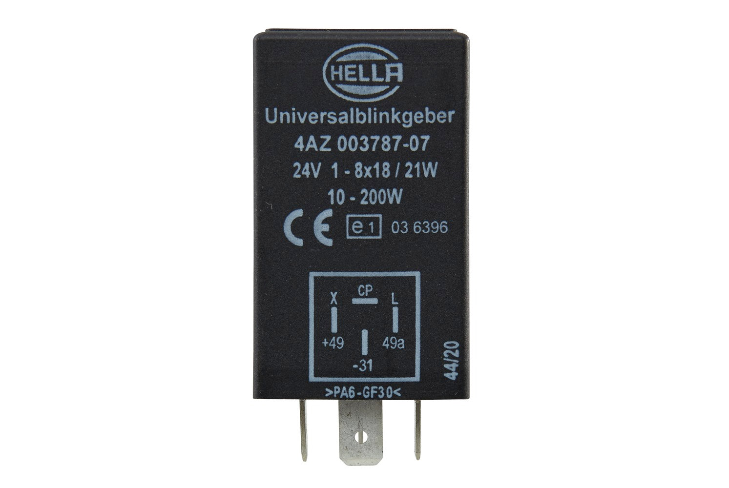 HELLA 4DB 001 887-041 Flasher Unit - 12V - 4-pin connector | Arnold ...