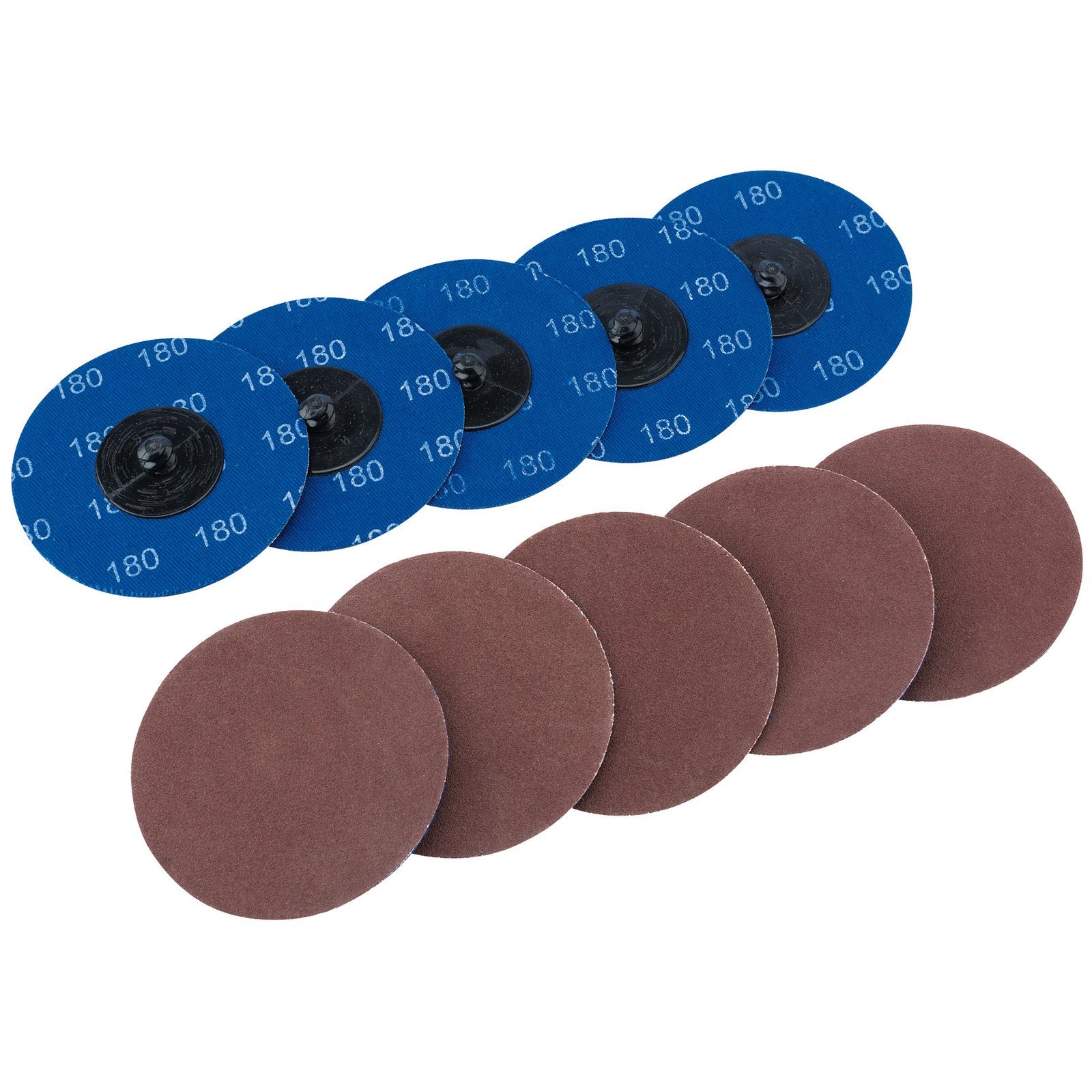 Draper ALU-Oxide Disc 75mm 180g(10pk) - 75618| Arnold Clark Autoparts
