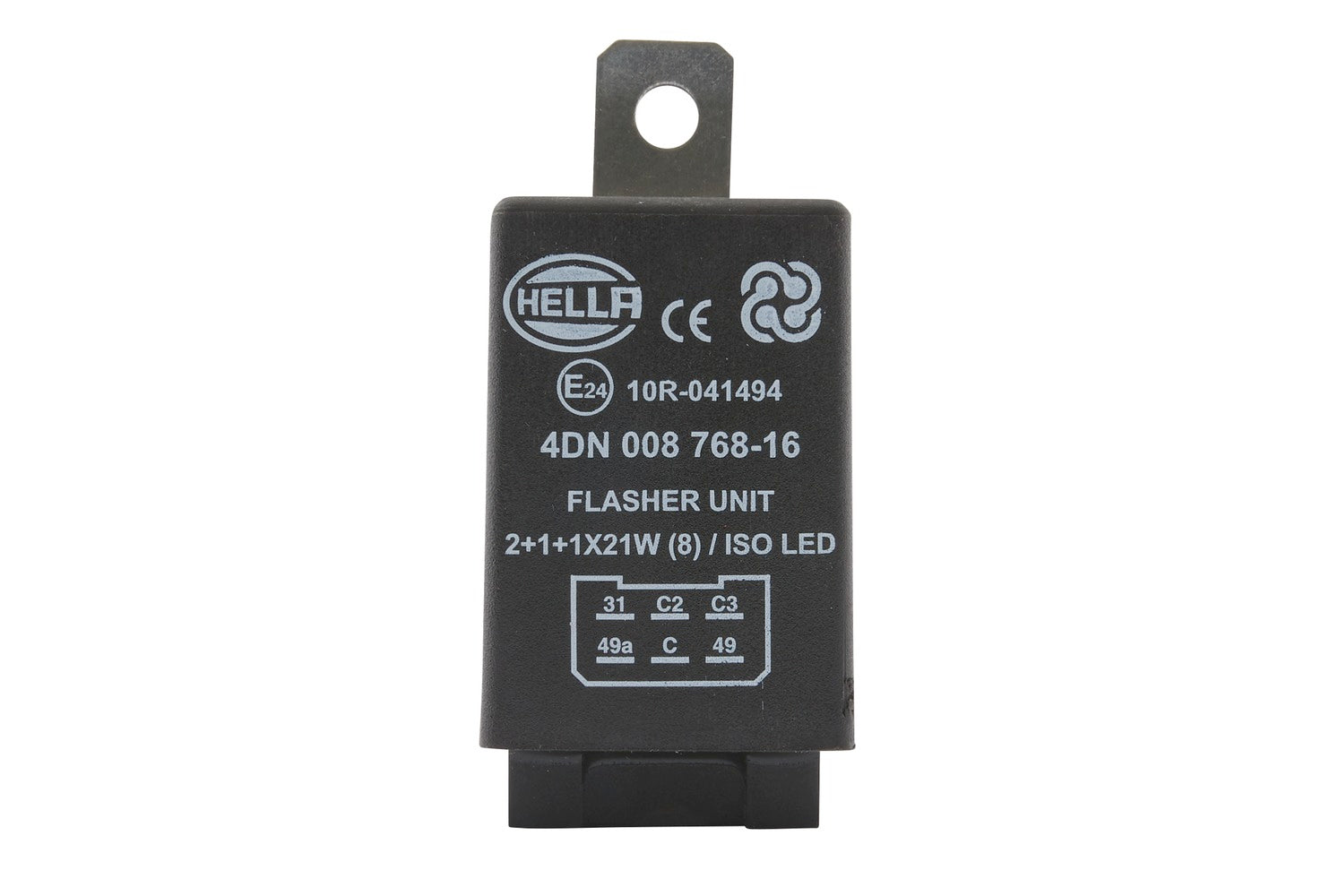 HELLA 4DN 009 492-101 Flasher Unit - 12V - 5-pin connector | Arnold ...