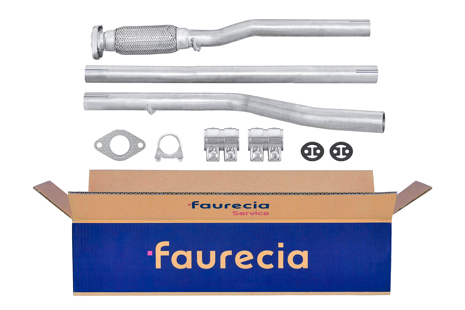 FAURECIA 8LA 366 002-121 Exhaust Pipe - Easy2Fit« Kit - fits FIAT PANDA ...