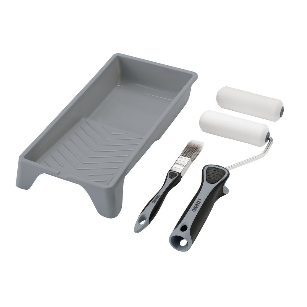 Draper 4" Roller Brush Set - Gloss - 20797| Arnold Clark Autoparts