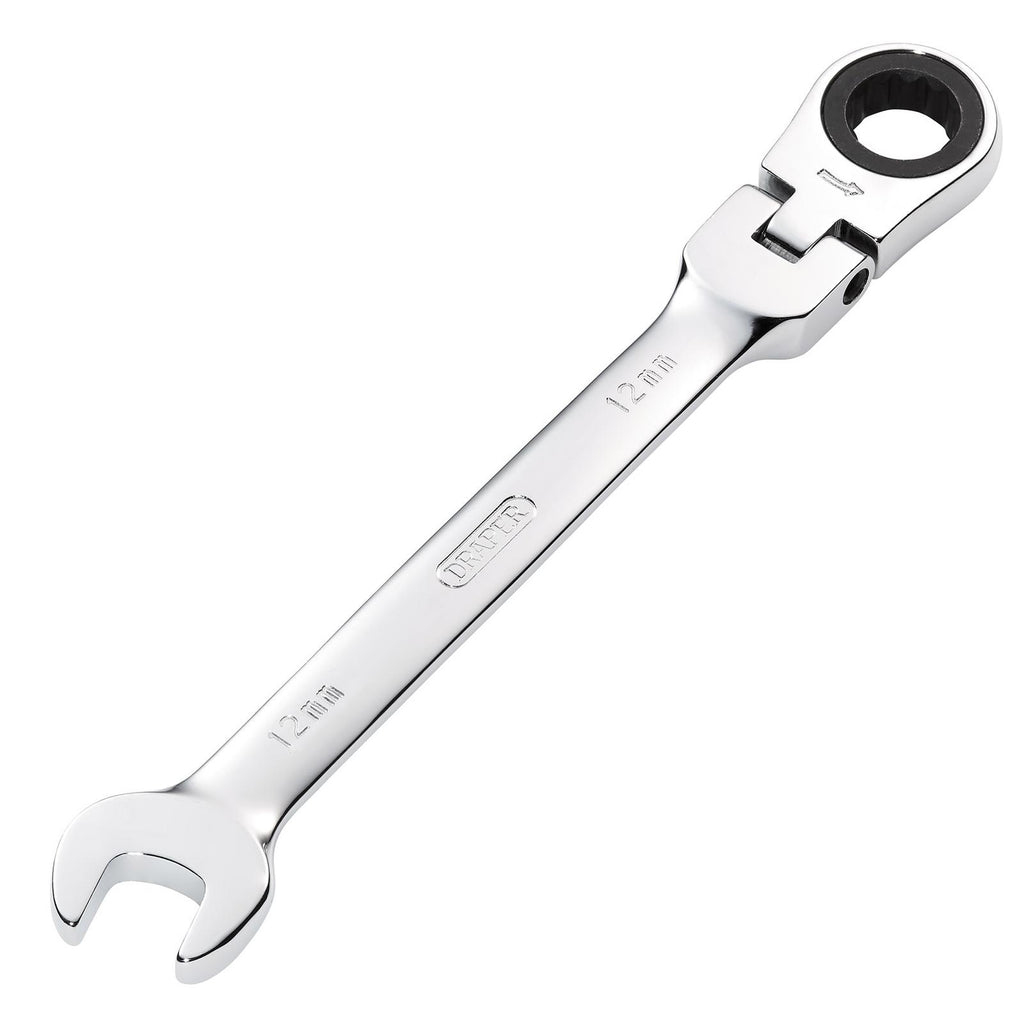Draper 12mm Flex Head Ratchet Spanner - 52013| Arnold Clark Autoparts