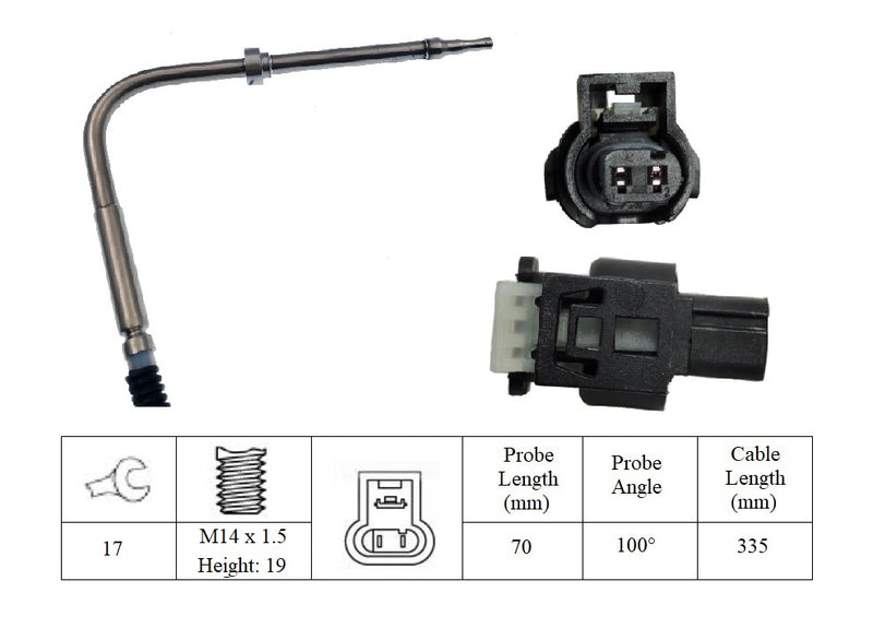 Lucas Exhaust Gas Temperature Sensor - LGS7021 | Arnold Clark Autoparts