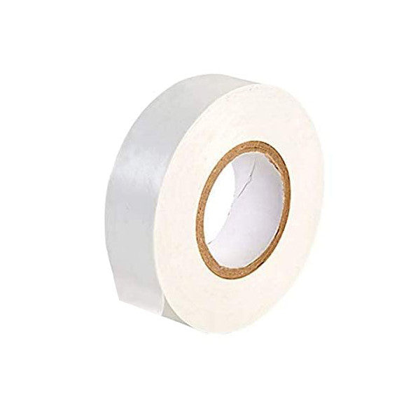Pearl Consumables PVC Insulation Tape - White 19mm x 20m - Pack Of 10