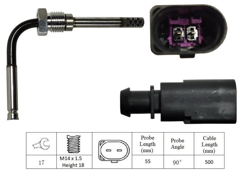 Lucas Exhaust Gas Temperature Sensor - LGS7146 | Arnold Clark Autoparts