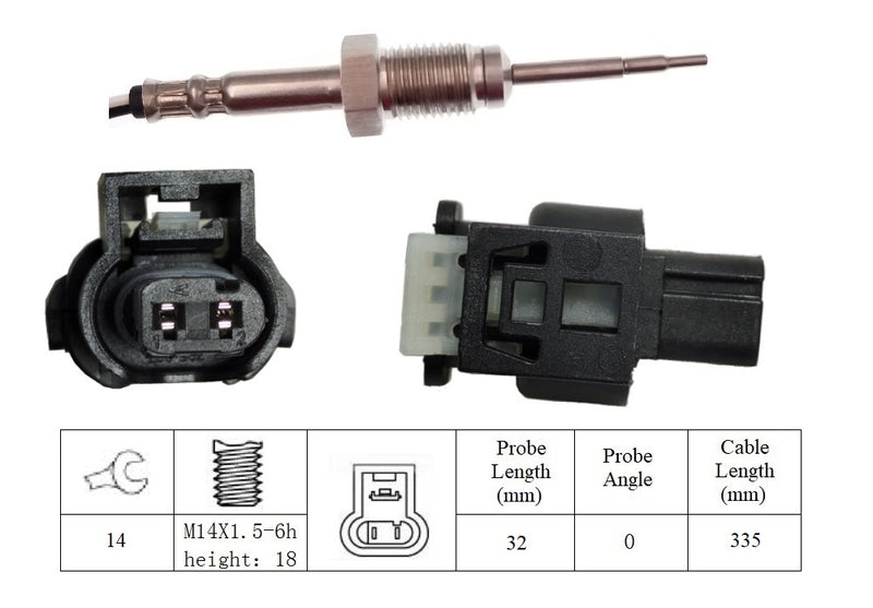 Lucas Exhaust Gas Temperature Sensor - LGS7235 | Arnold Clark Autoparts