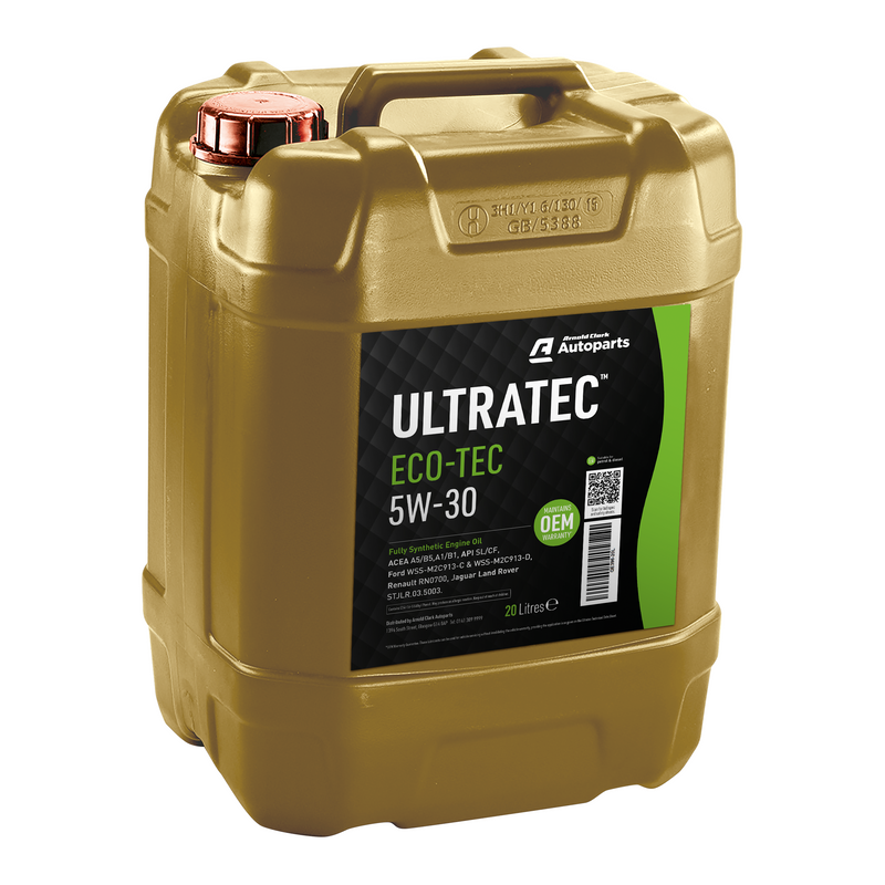 Ultratec EcoTec F1 5W30 Oil 20ltr - E396-20L | Arnold Clark Autoparts