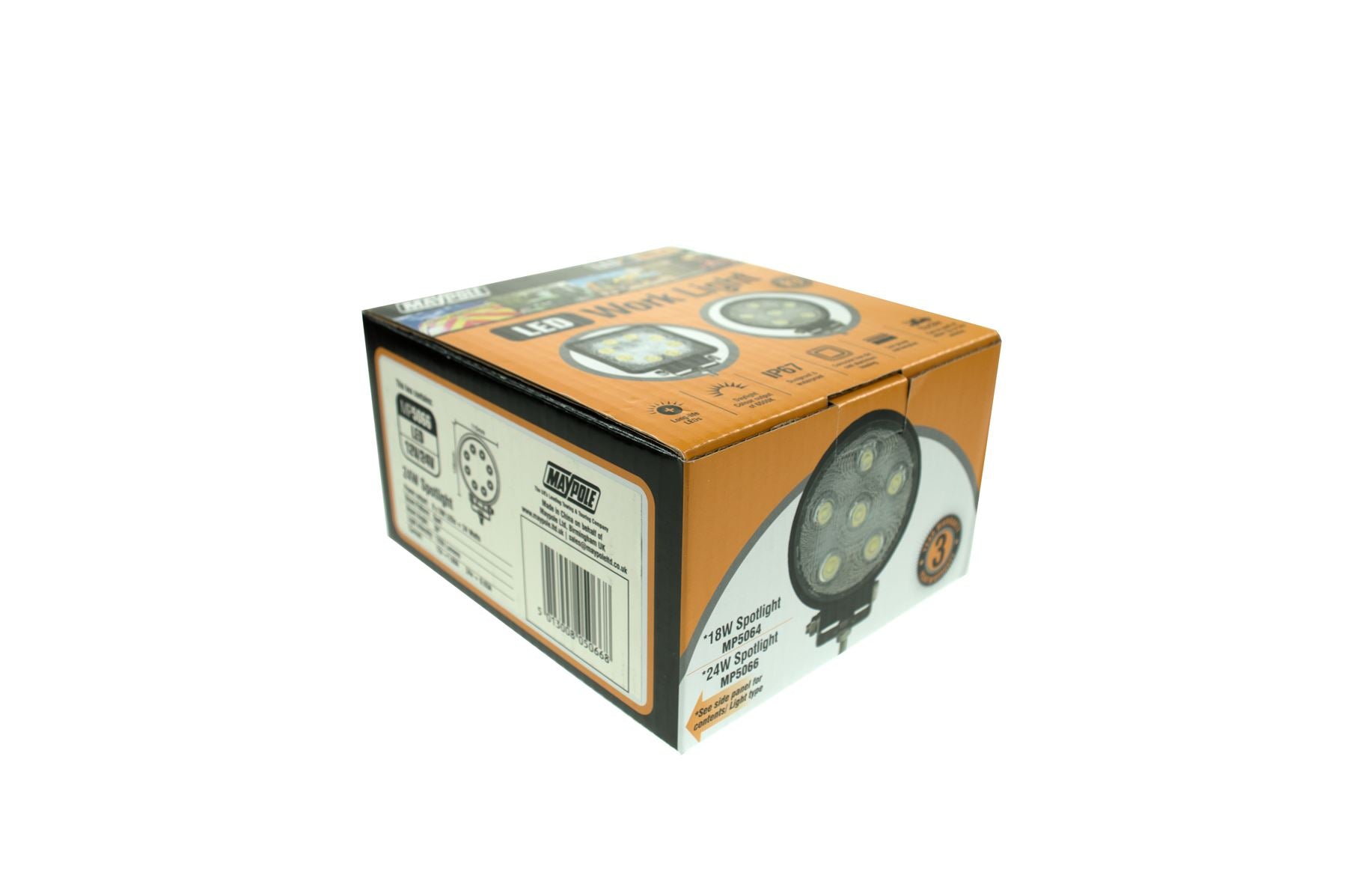 Maypole 12/24V LED Work Lamp - 8x3W 1250LM Spot IP67 | Arnold Clark ...