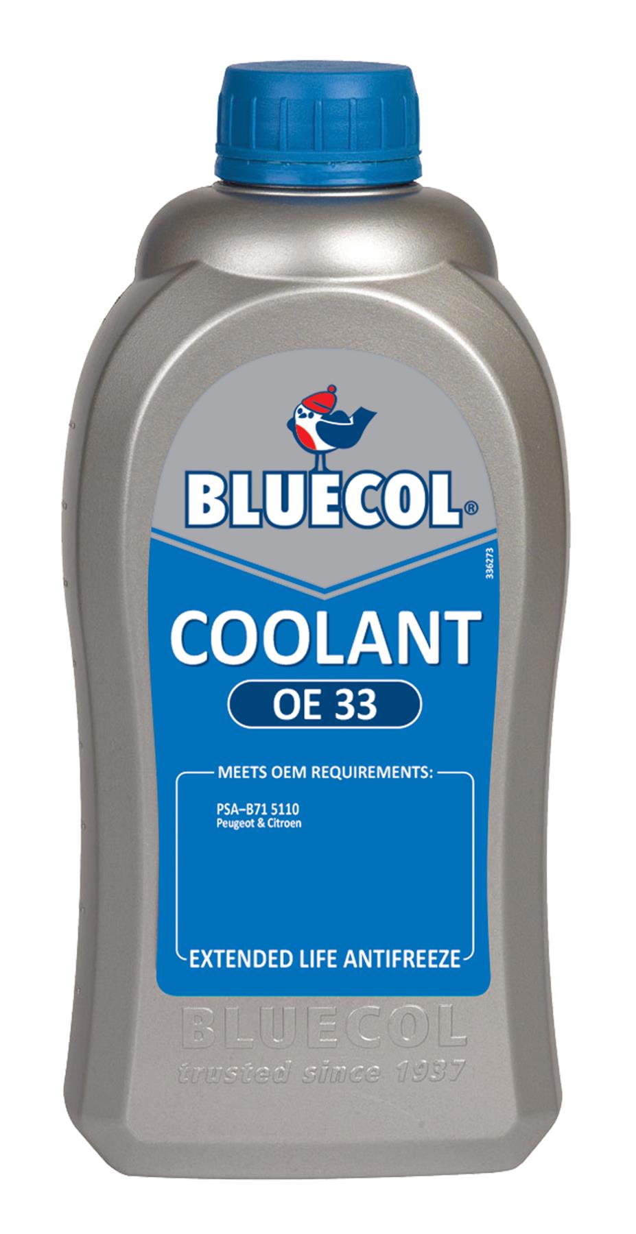 Bluecol Coolant Oe33 Antifreeze & Coolant - 1L | Arnold Clark Autoparts