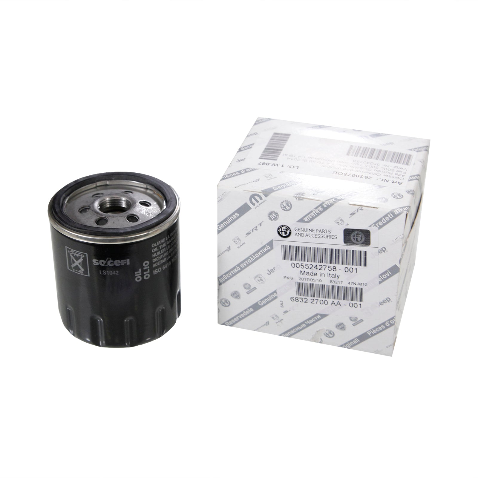 Genuine Fiat Oil Filter - 55242758 | Arnold Clark Autoparts