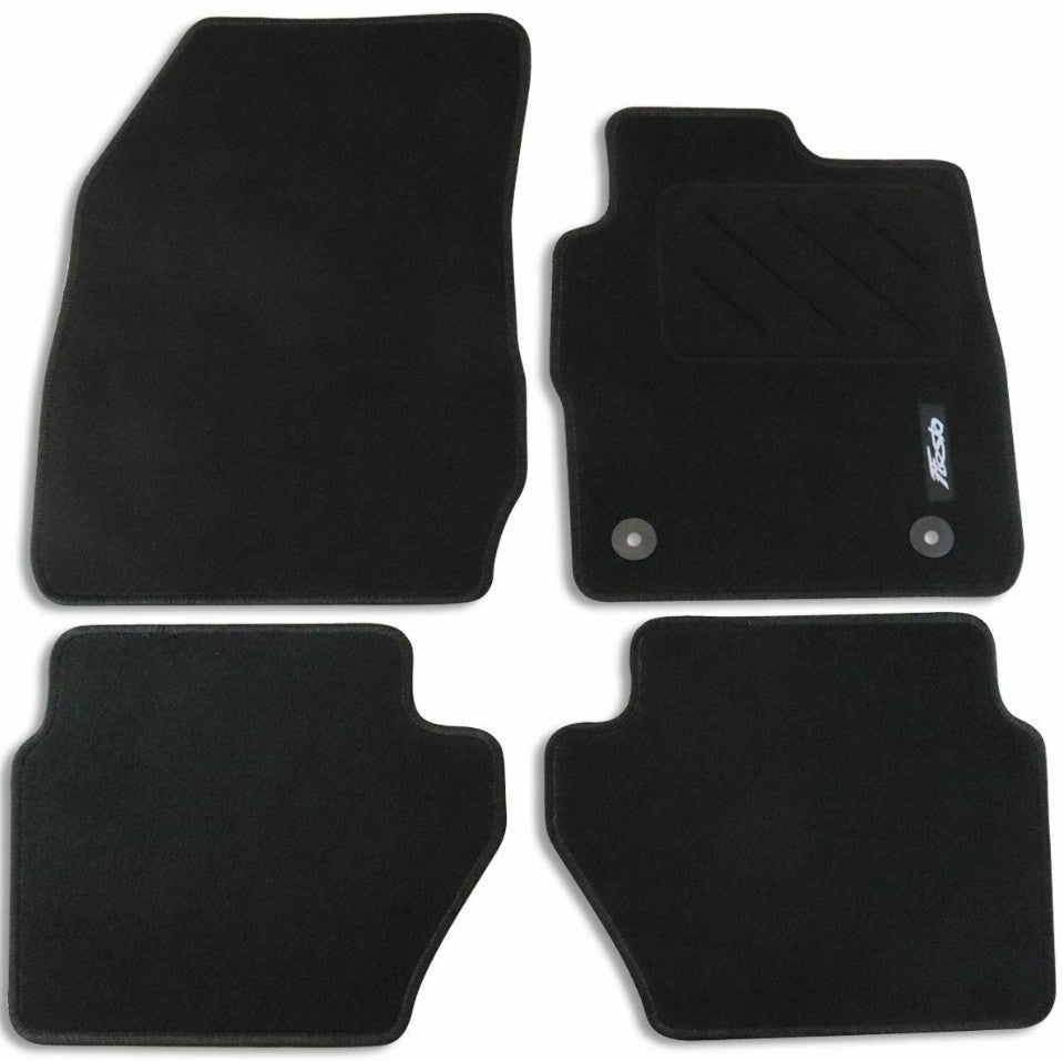 Genuine Ford Fiesta Mk7 2012-2017 Black Carpet Front & Rear Mats ...