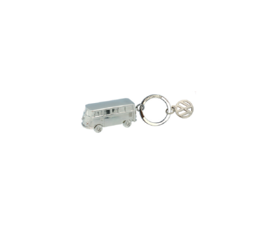 VW T1 Bus 3D Key Ring - Silver | Arnold Clark Autoparts