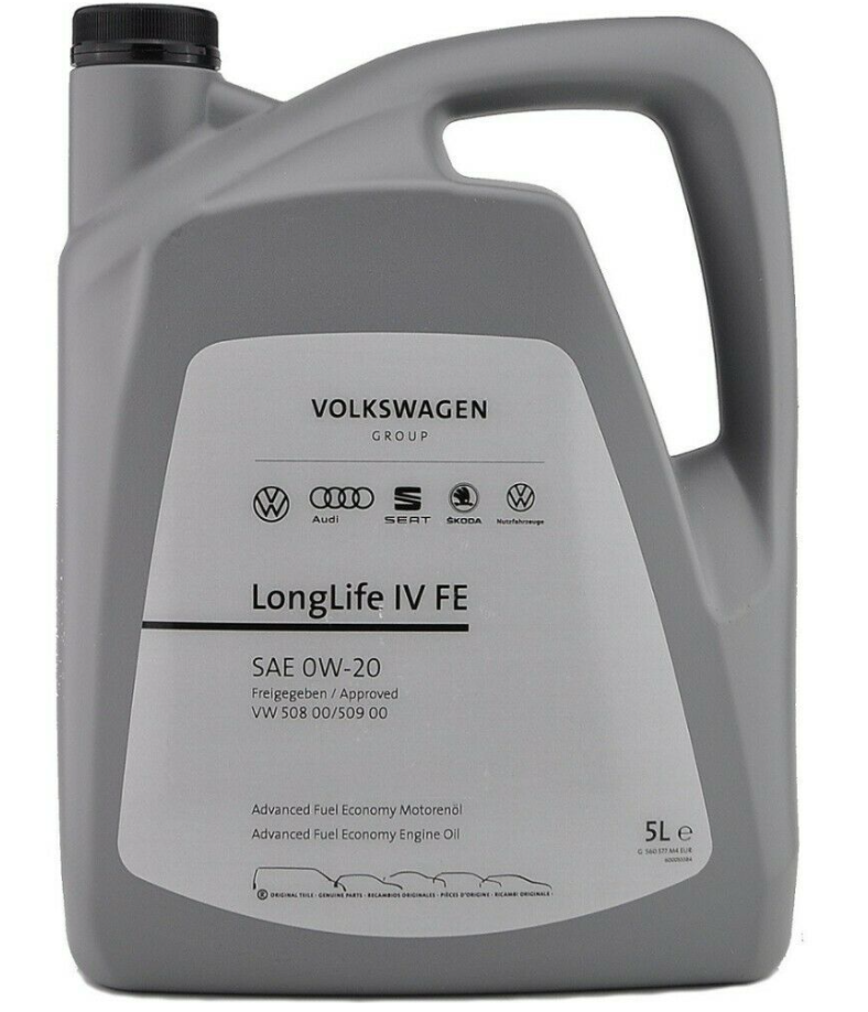 Genuine VW 0W20 Long Life 4 Engine Oil - 5L - GS 605 77M 4E UR | Arnold ...