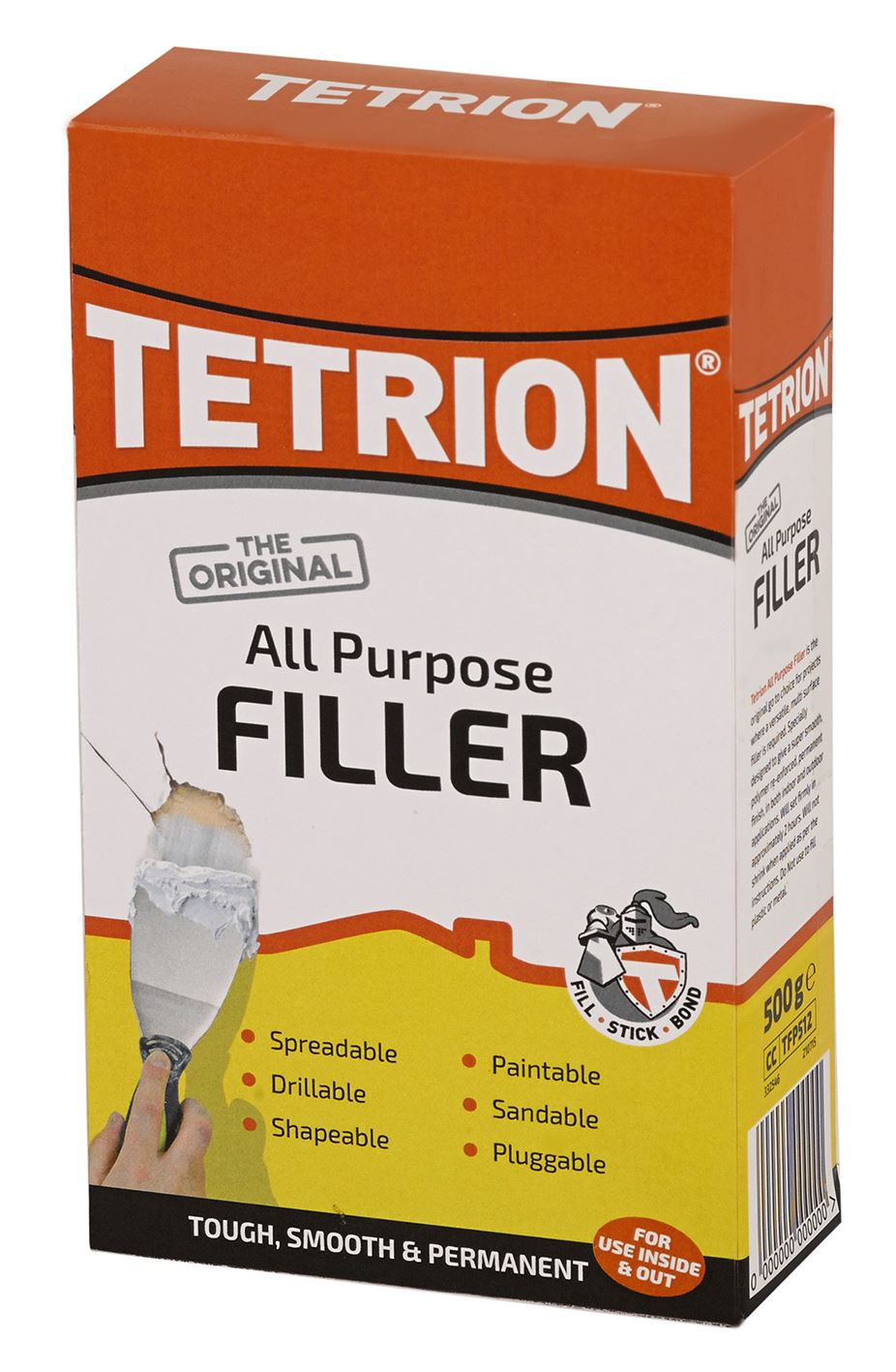 Tetrion Powder All Purpose Filler - 500G | Arnold Clark Autoparts